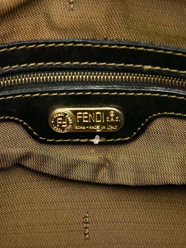 Fendi 20th Century Zucca Canvas Satchel
