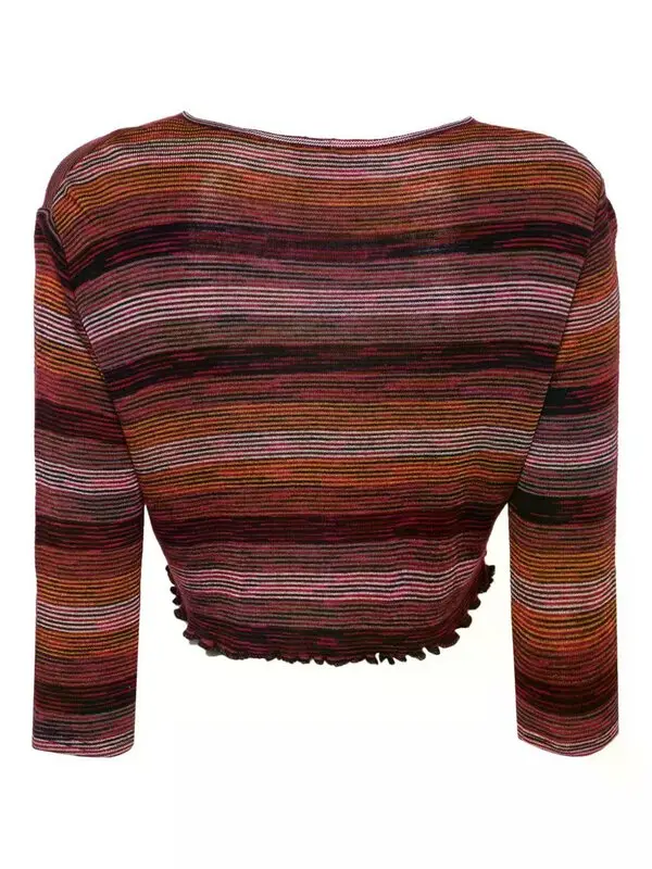 Missoni 2000s Striped Crop Top
