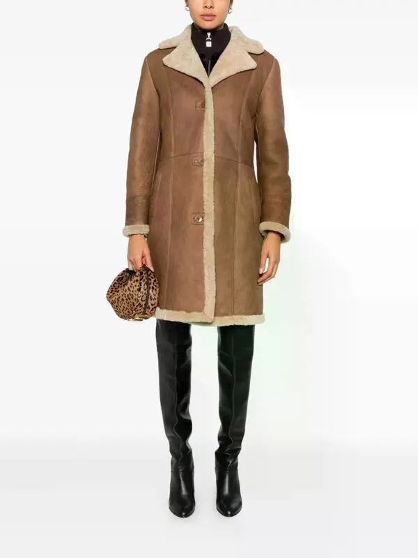 A.N.G.E.L.O. VINTAGE CULT 2000s Shearling-trim Coat