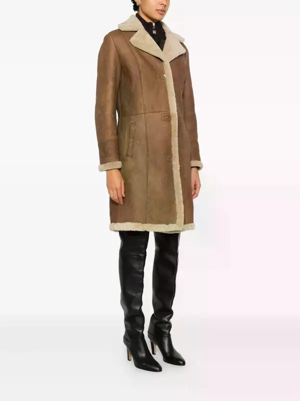 A.N.G.E.L.O. VINTAGE CULT 2000s Shearling-trim Coat