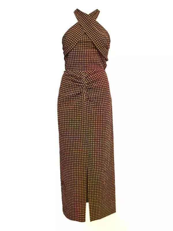 Nanushka Checked Skirt And Top Set