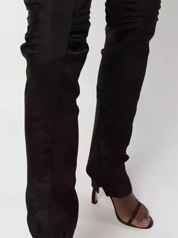 Gucci 2000s Gathering-detailed Low-rise Trousers