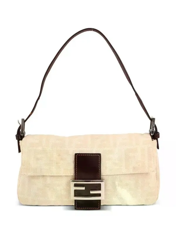 Fendi Baguette Shoulder Bag - Neutrals