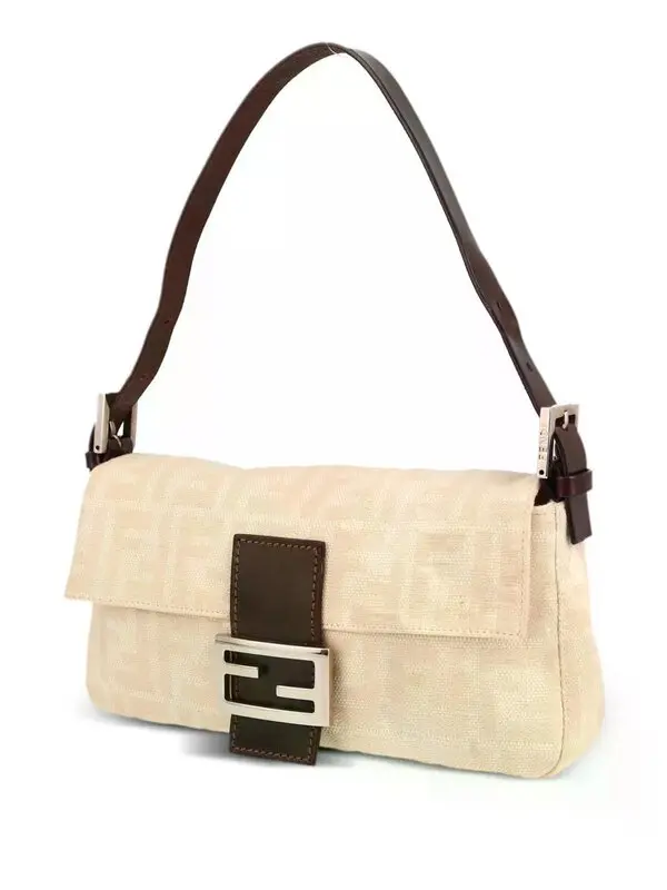 Fendi Baguette Shoulder Bag - Neutrals