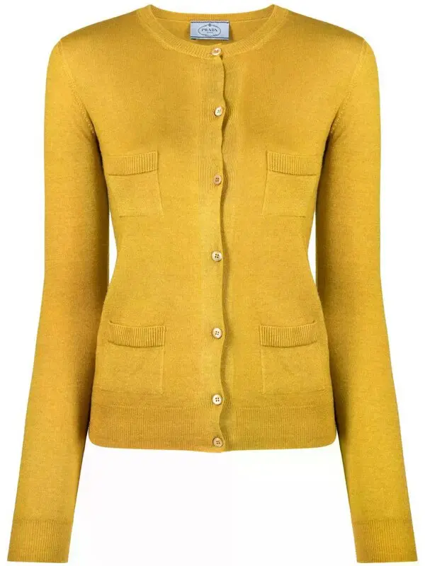 Prada Cashmere-silk Blend Cardigan Top