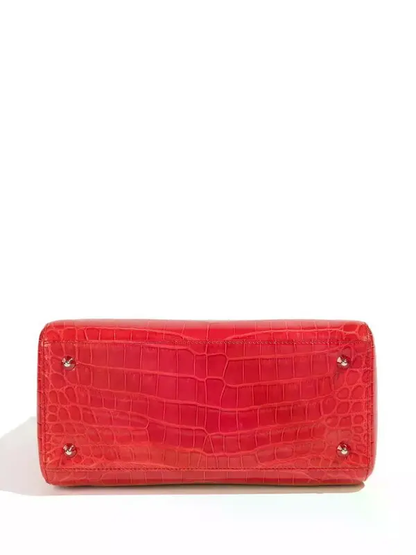 Dior Lady Two-way Handbag - Red