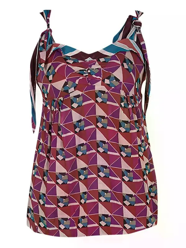 Marc Jacobs Geometric-print Top