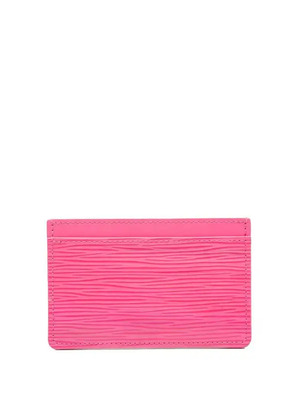 LOUIS VUITTON 2020 Epi Leather Card Holder - Pink