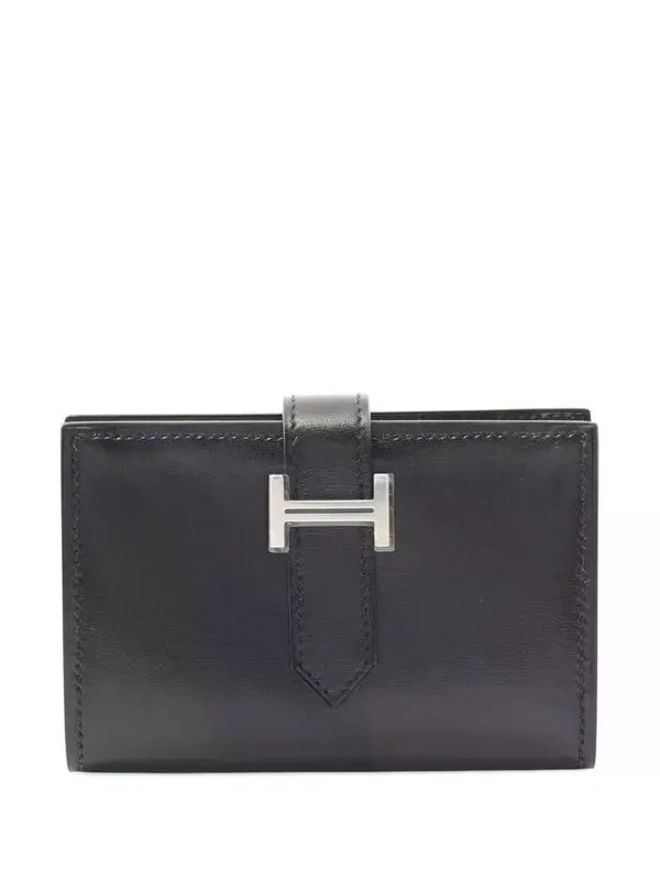 Hermès 2024 Mini Bearn Card Holder - Black