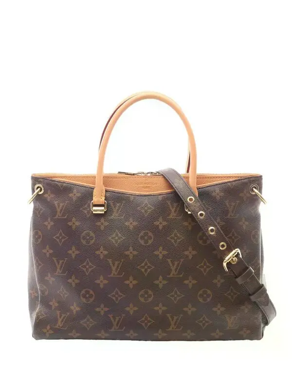 LOUIS VUITTON 2016 Monogram Pallas Mm Satchel - Brown