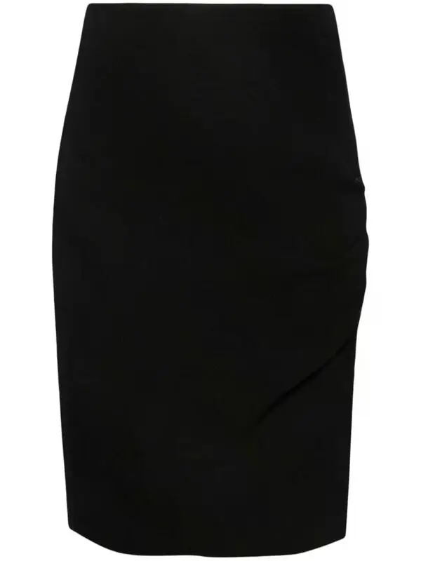 Versace 1990s Wool Pencil Skirt