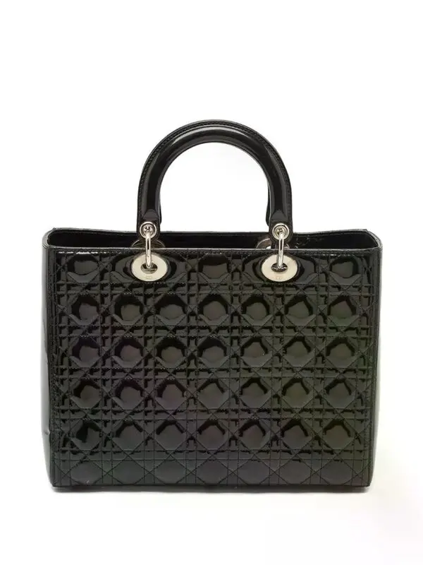 Dior Lady Tote Bag - Black