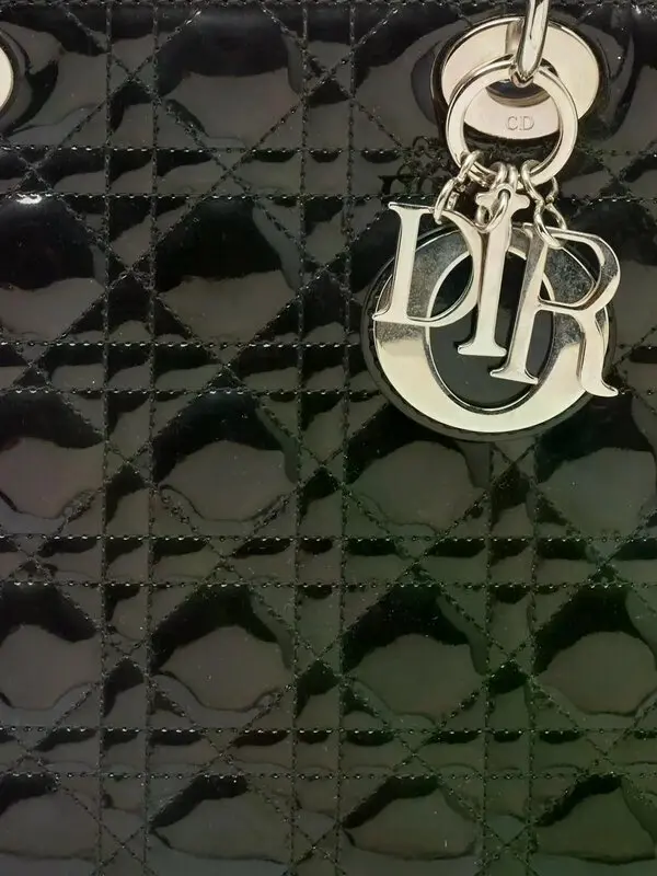 Dior Lady Tote Bag - Black