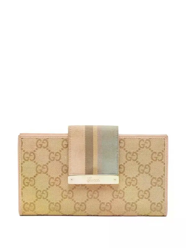 Gucci Gg Canvas Wallet - Neutrals