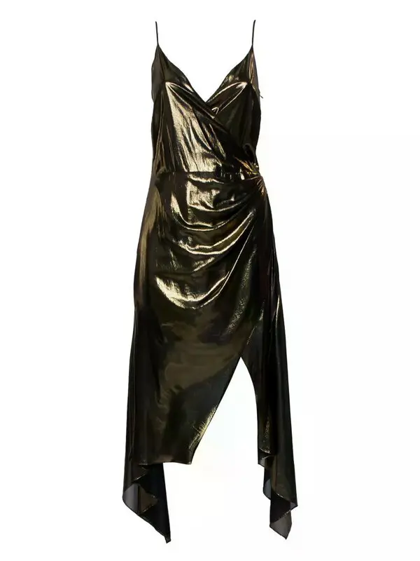 Haney Asymmetric Silk Dress