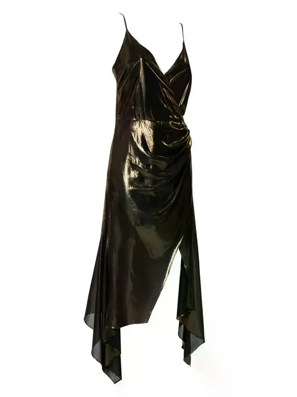 Haney Asymmetric Silk Dress