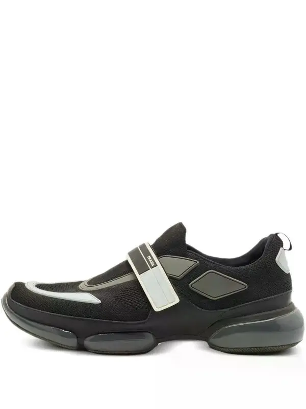 Prada Cloudbust Touch-strap Sneakers - Black
