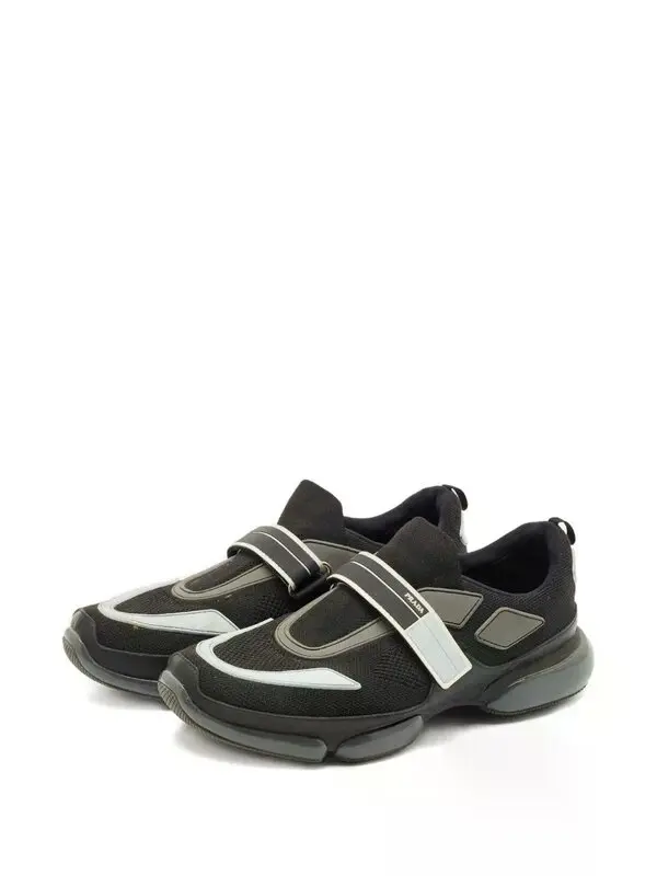 Prada Cloudbust Touch-strap Sneakers - Black