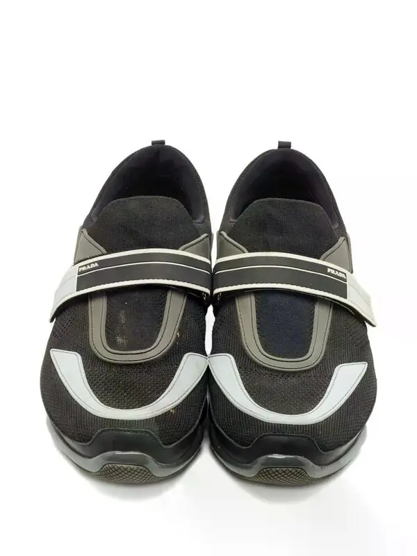 Prada Cloudbust Touch-strap Sneakers - Black