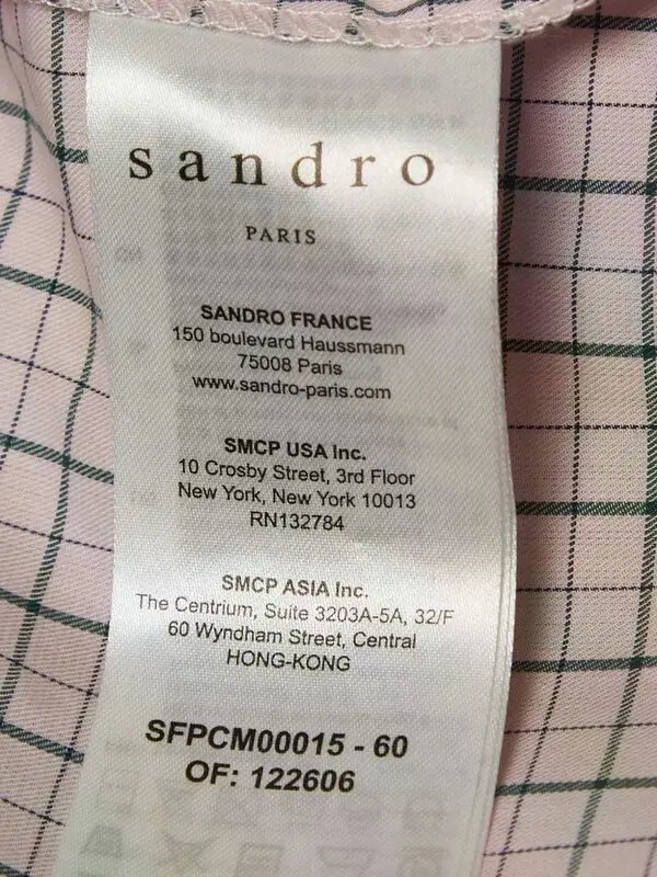Sandro Checked Shirt