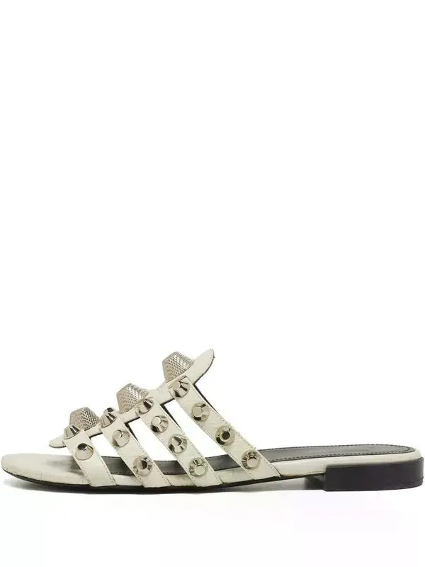 Balenciaga Arena Sandals - White