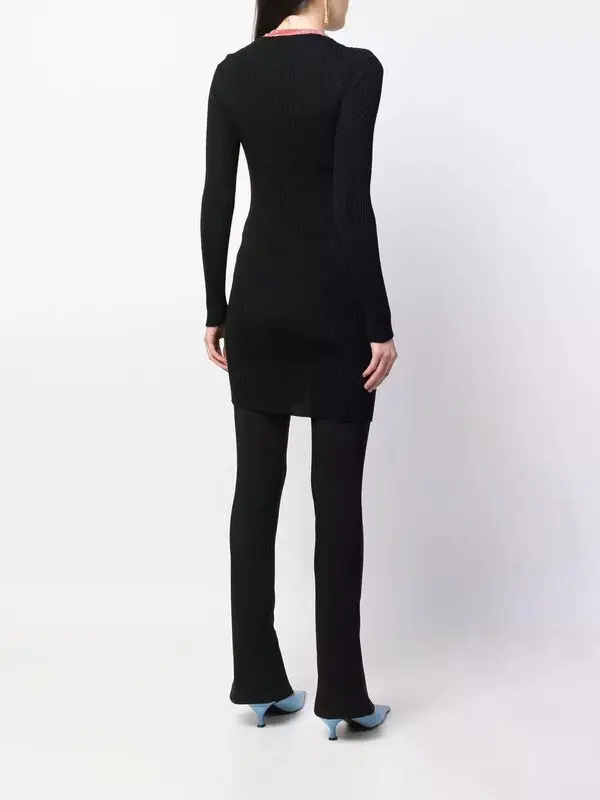JEAN PAUL GAULTIER 1990s Ribbed Wrap Cardigan