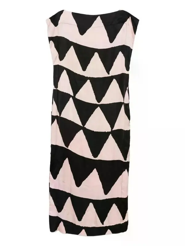 VIVIENNE WESTWOOD 2016 Triangle-pattern Dress - Black