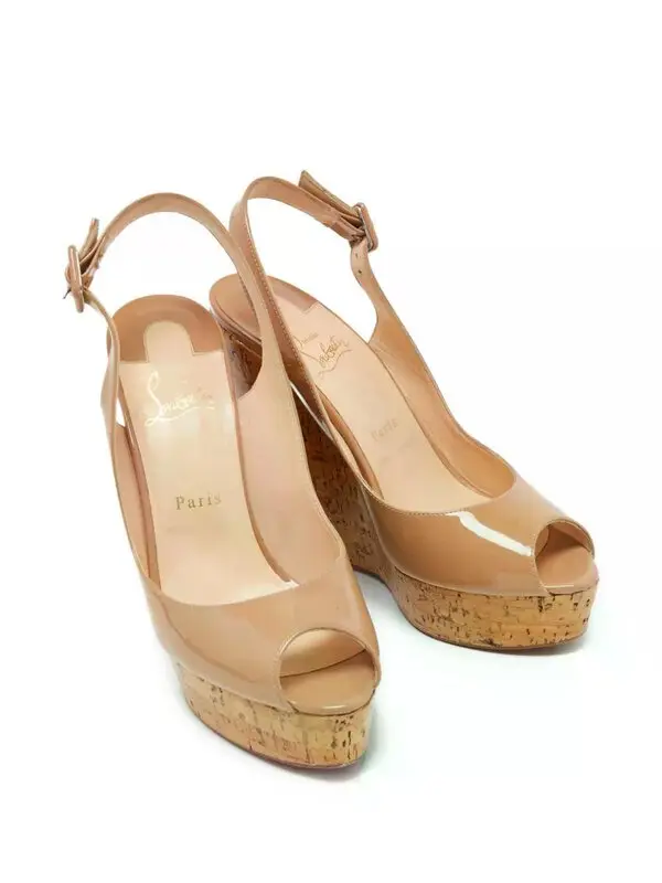 CHRISTIAN LOUBOUTIN 140mm Une Plume Sandals