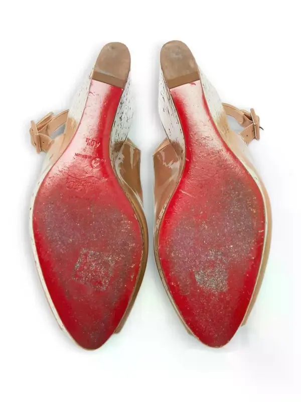 CHRISTIAN LOUBOUTIN 140mm Une Plume Sandals