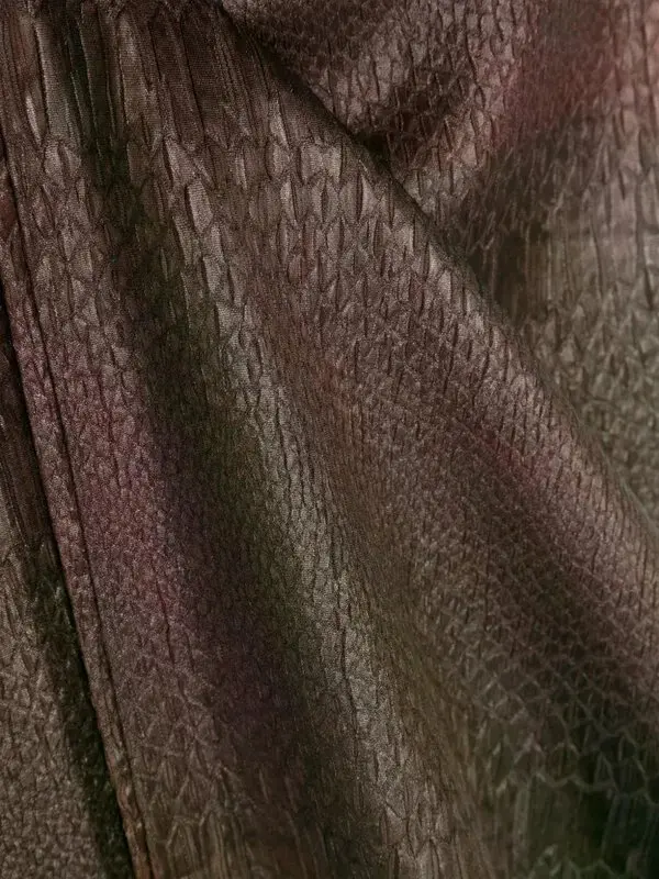 Saint Laurent 1990s Textured Silk-blend Scarf