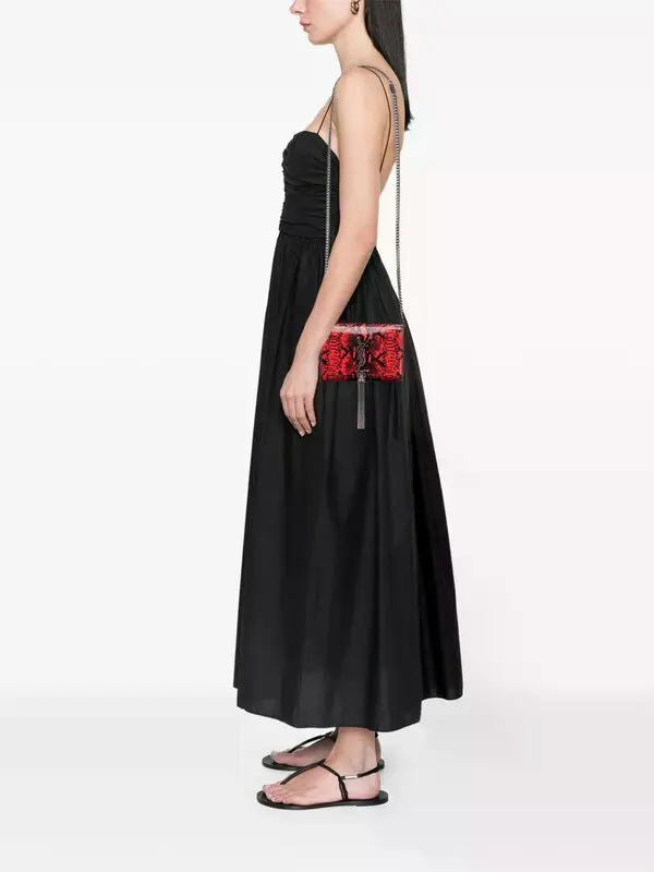 Saint Laurent Pre-owned Classic Monogram Kate Crossbody Bag - Red