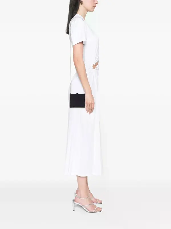 LOUIS VUITTON 2000 Monogram Satin Mini Ange Crossbody Bag