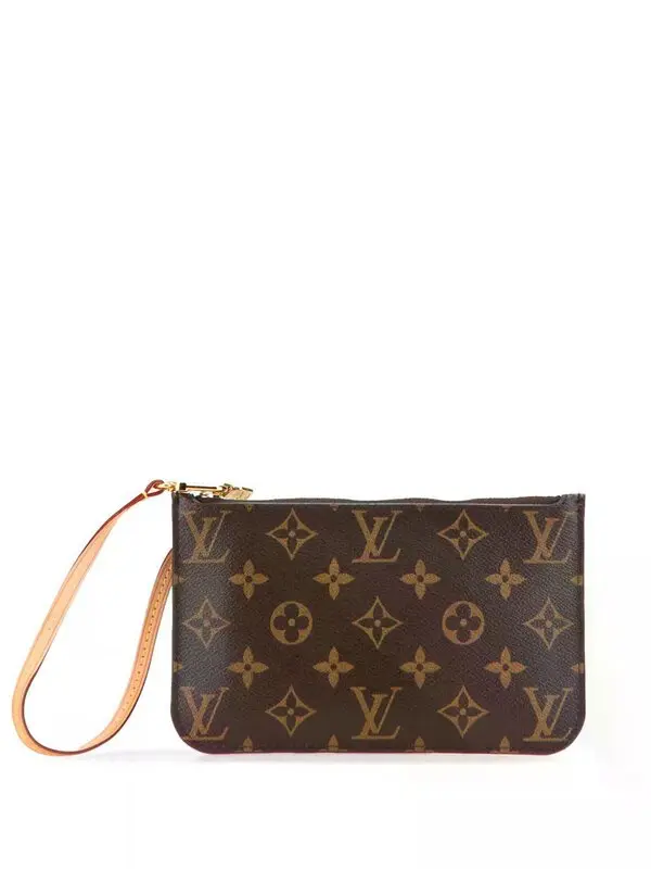 LOUIS VUITTON 2013 Monogram Neverfull Pouch - Brown