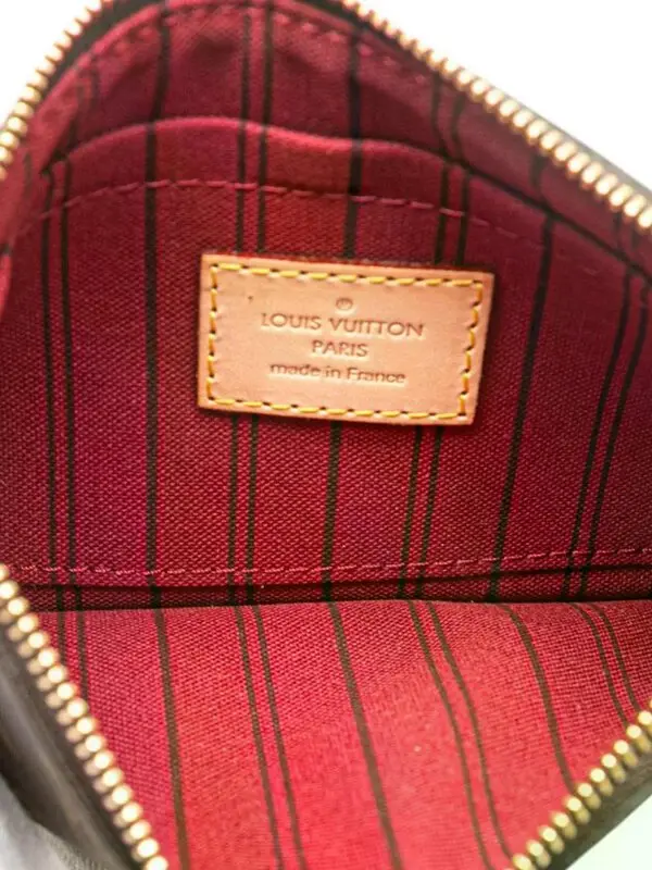 LOUIS VUITTON 2013 Monogram Neverfull Pouch - Brown