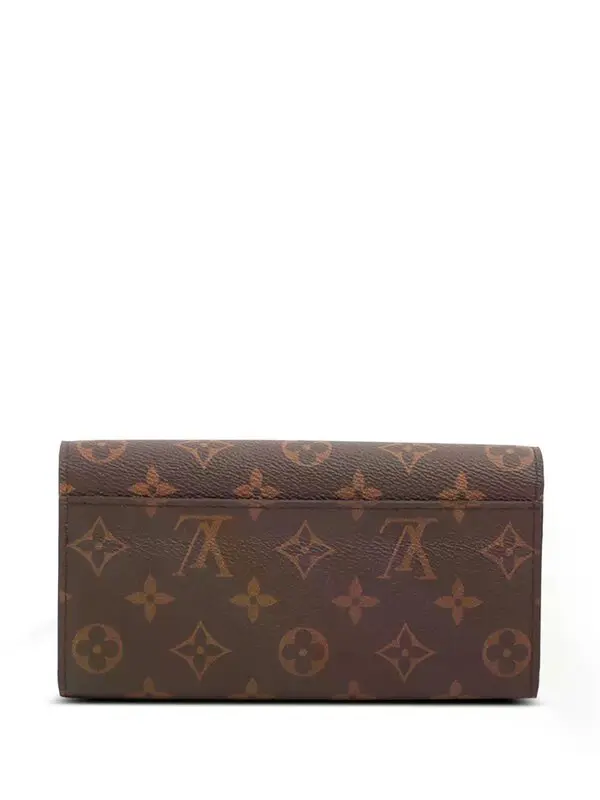 LOUIS VUITTON 2021-2025 Monogram Portefeuille Sarah Wallet Long Wallets