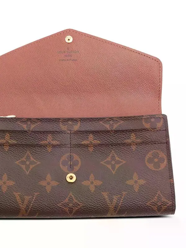 LOUIS VUITTON 2021-2025 Monogram Portefeuille Sarah Wallet Long Wallets