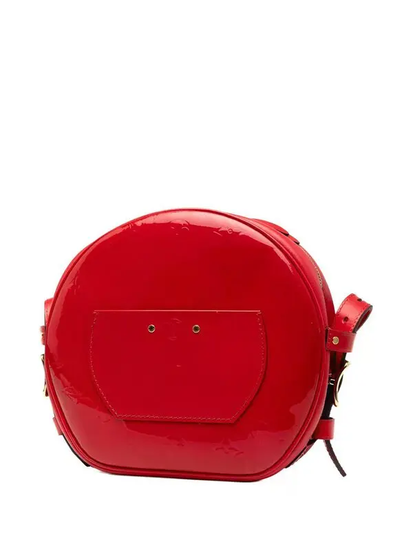 LOUIS VUITTON 2019 Monogram Vernis Boite Chapeau Souple Pm Crossbody Bag - Red