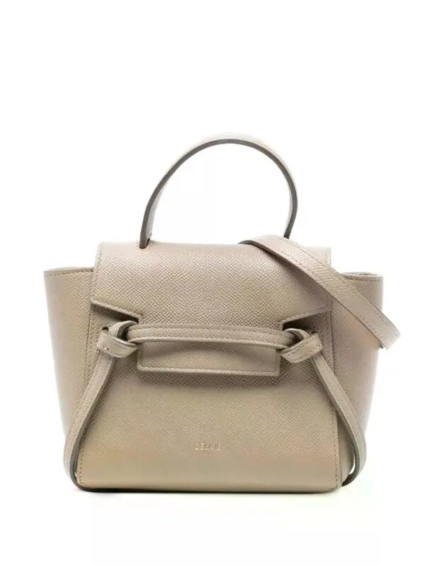 Celine 2020 Pico Grained Calfskin Belt Bag Satchel - Brown