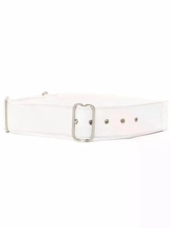 Gianfranco Ferre 2000s Lizard Skin-effect Belt