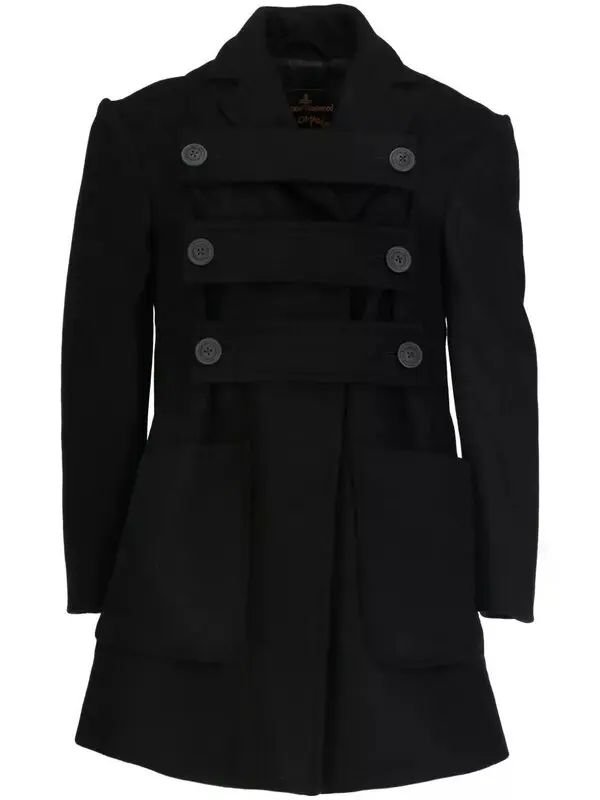 VIVIENNE WESTWOOD 2000 Double-breasted Wool Coat