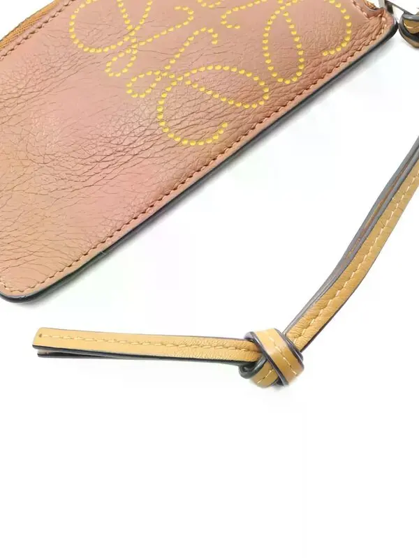 Loewe 2010s Anagram Zip Leather Wallet