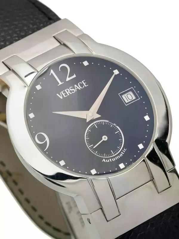 Versace 2010 Madison 34mm Automatic Chronograph Watch - Black