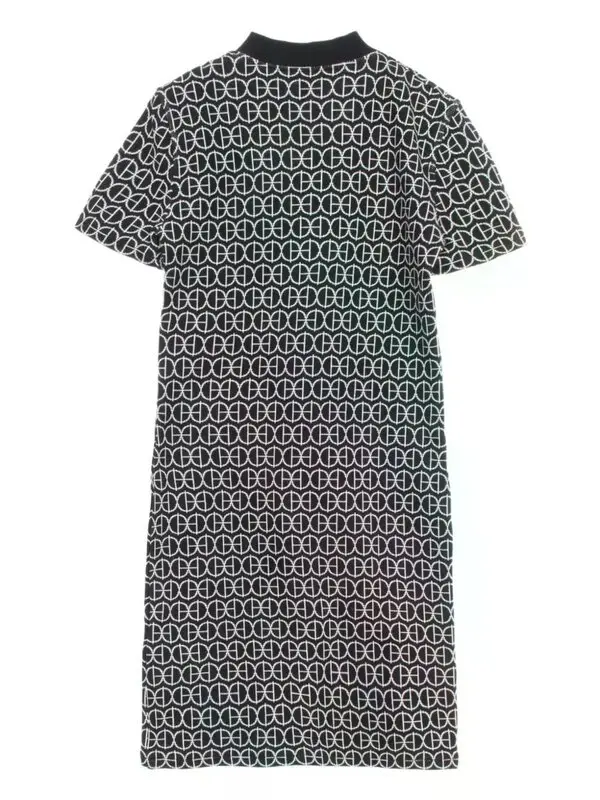 Hermès 2010s Patterned Half-zip Dress