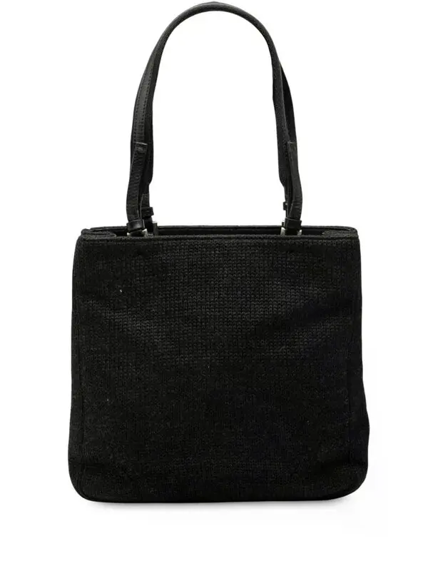 Prada 2000-2013 Wool Tote Bag