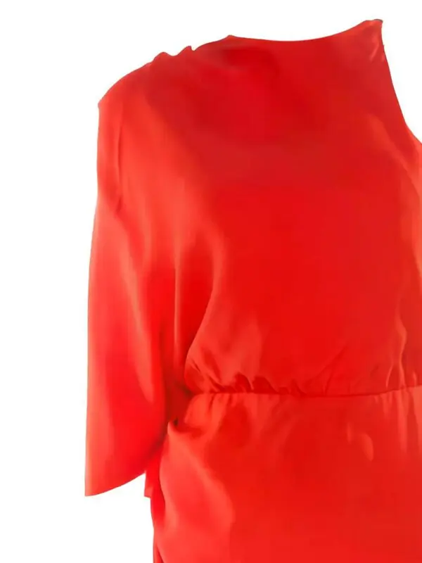 ALEXANDER WANG Asymmetrical Silk Midi Dress