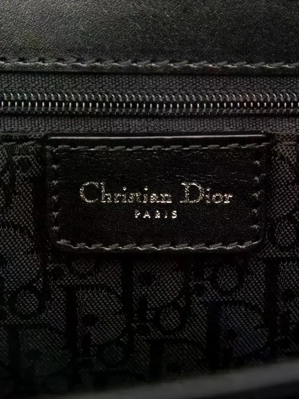 Dior 2003 Patent Flap Saddle Bag