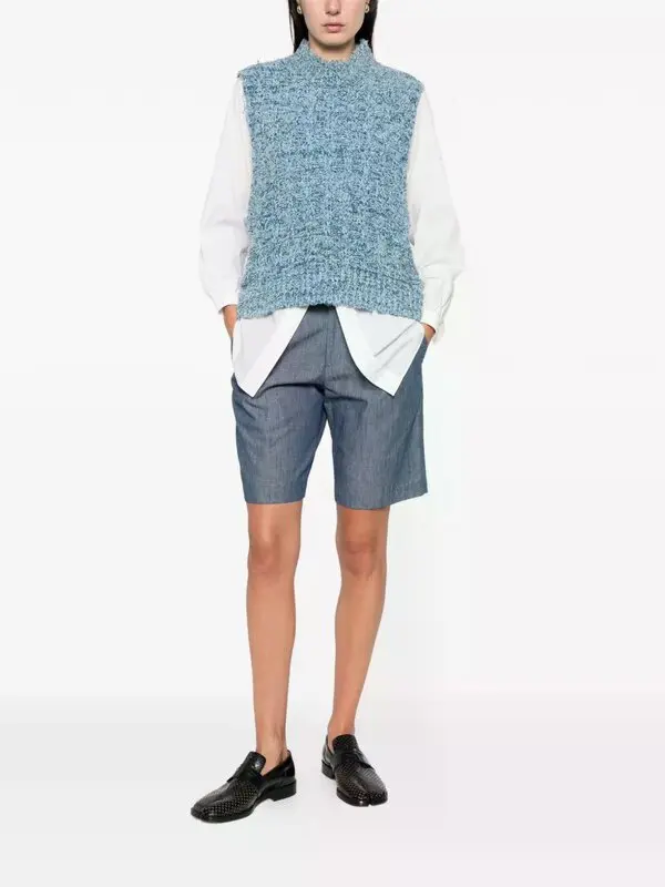 JUNYA WATANABE COMME DES GARCONS 2012 Pleated Tailored Shorts