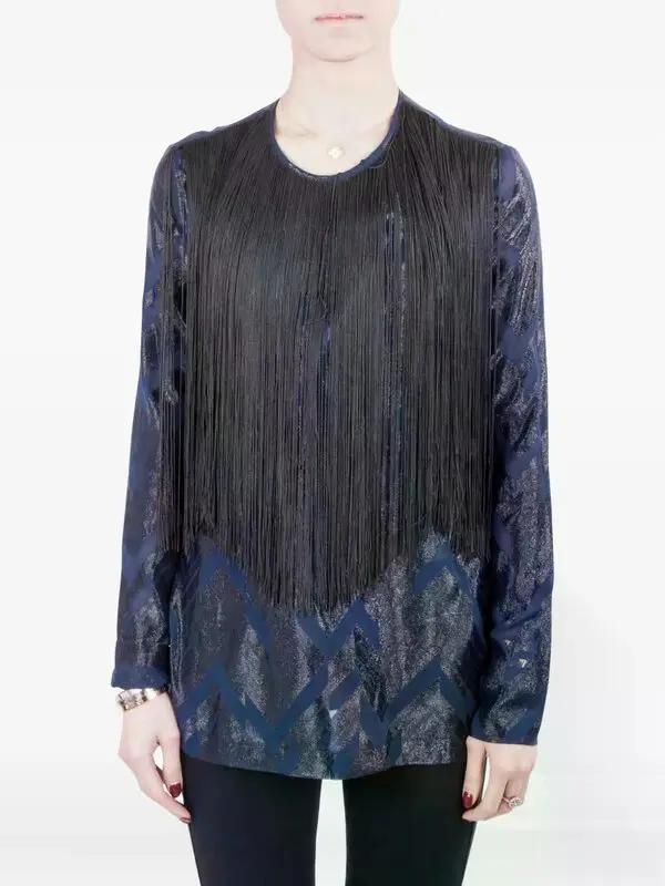 Yigal Azrouël Fringed Blouse
