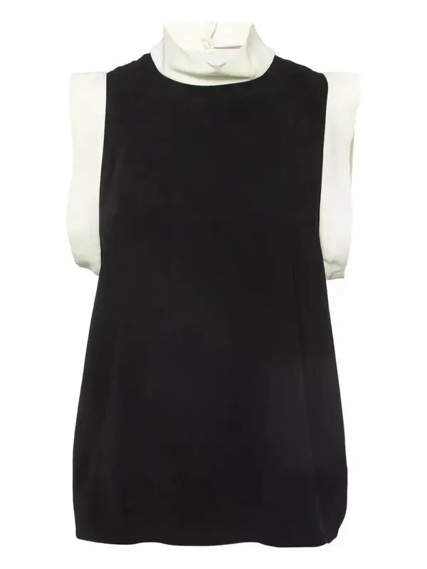 Ralph Lauren Sleeveless High Neck Top