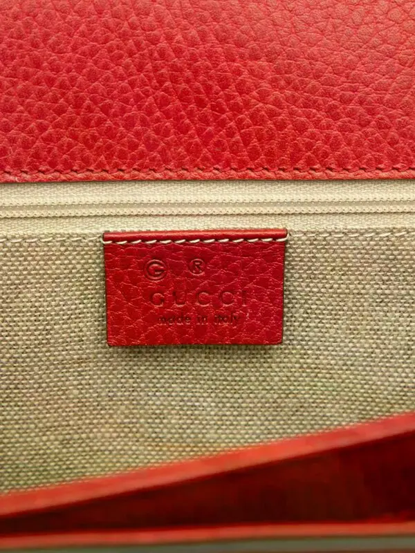 Gucci Interlocking G Crossbody Bag - Red
